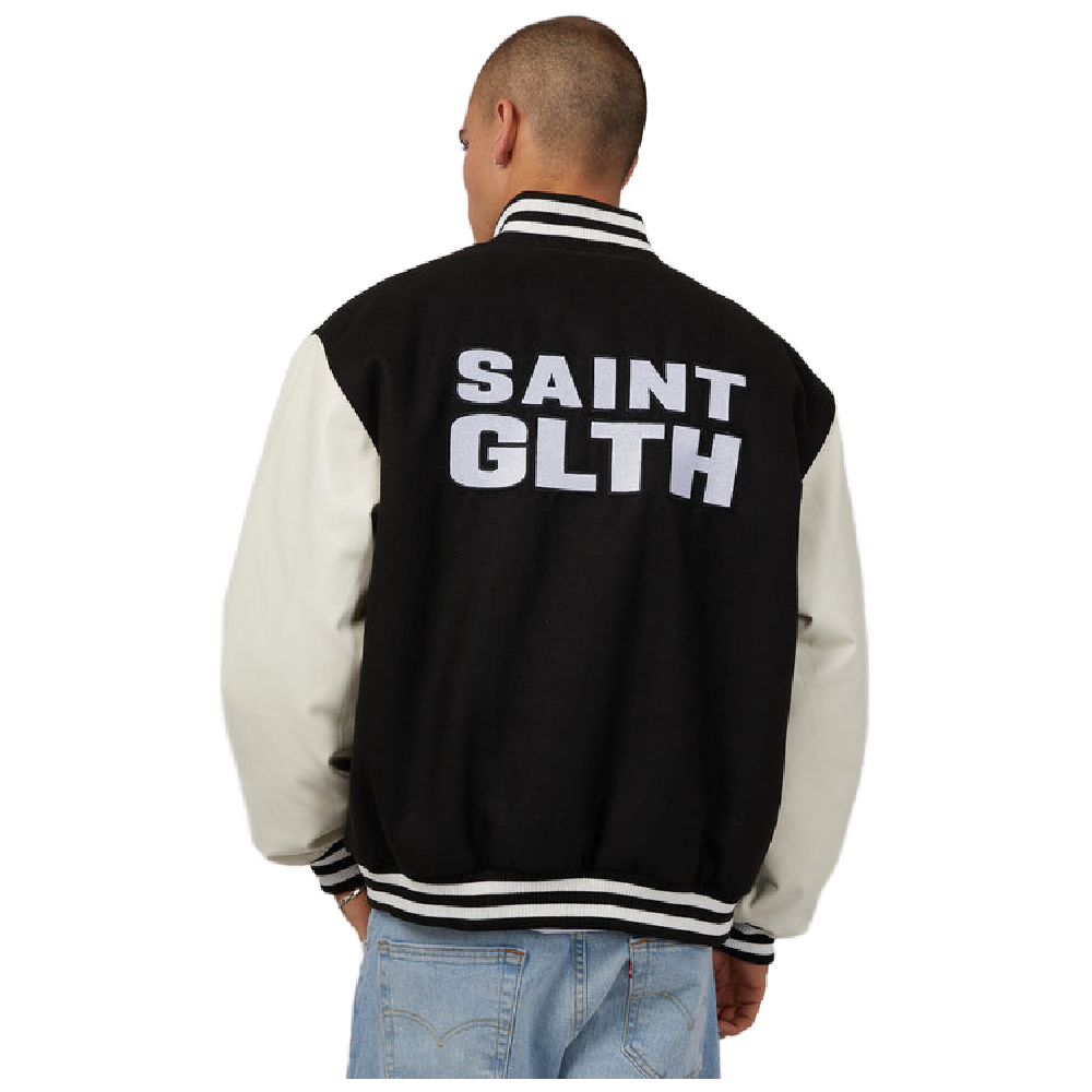 St Goliath | Varsity Jacket Black – DUKE STORE