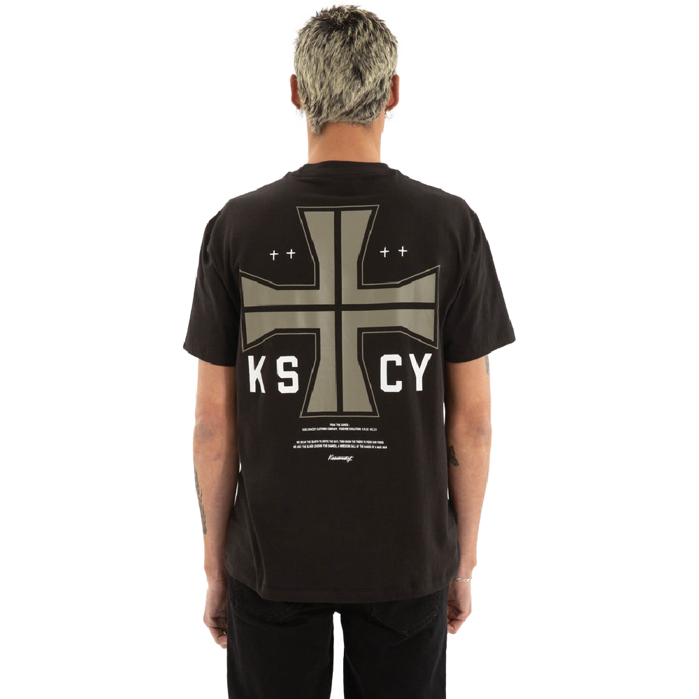 Kscy | Hollow Relaxed Tee Jet Black – DUKE STORE