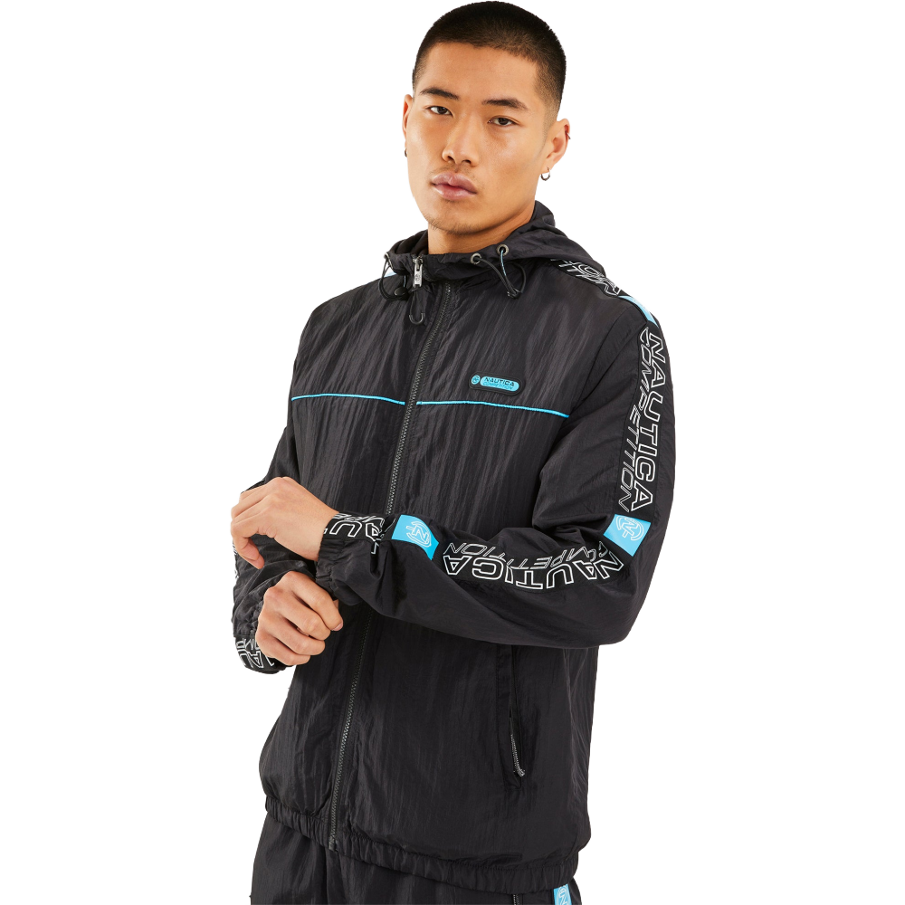 Nautica | Competition Austin Track Top Black – DUKE STORE