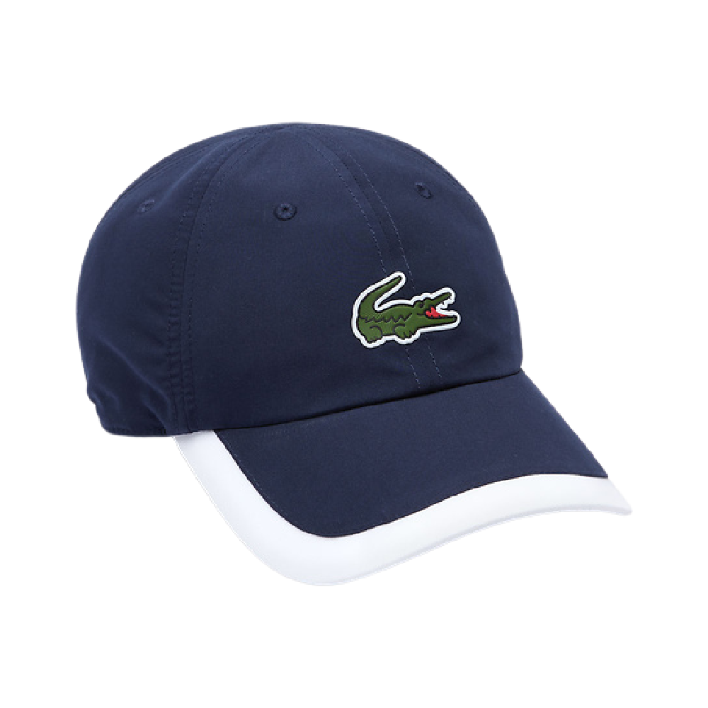 LACOSTE | TRAINING CENTRE CROC CAP NAVY BLUE/WHITE – DUKE STORE