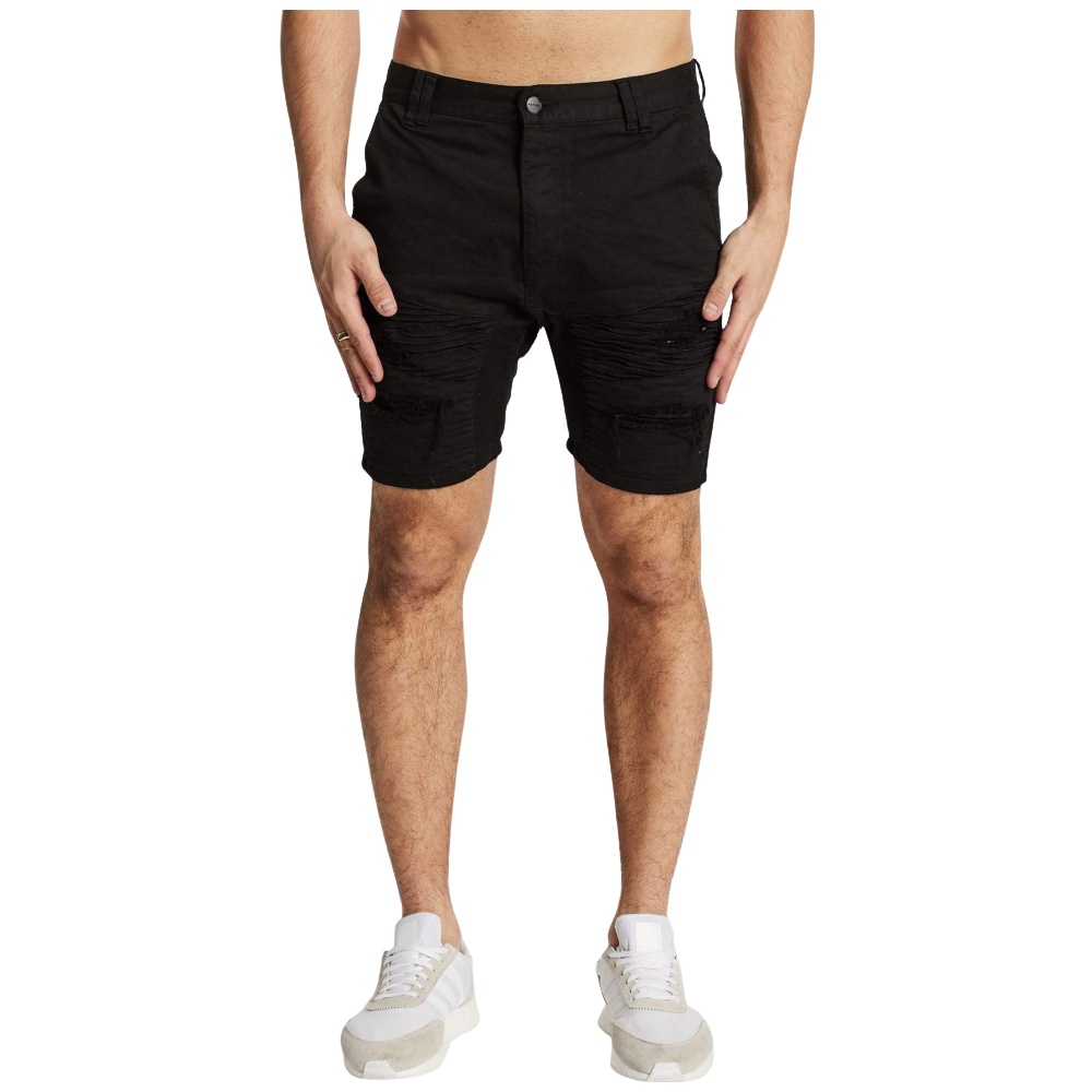 NXP | HELLCAT DENIM SHORT JET BLACK – DUKE STORE